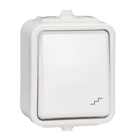 ŁĄCZNIK SCHODOWY HERMETYCZNY NATYNKOWY IP44 WNT 600C BIAŁY CEDAR