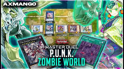 P U N K Zombie World March 2023 Deck Profile Yu Gi Oh Master