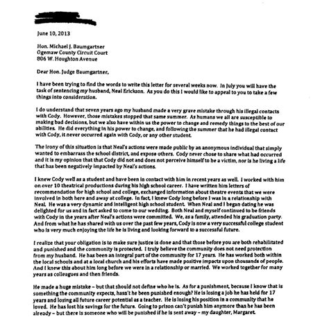 Leniency Letters From West Branch Rose City Teachers Regarding How To
