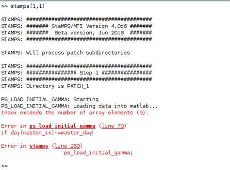 index exceeds the number of array elements step 1 s1tbx step forum
