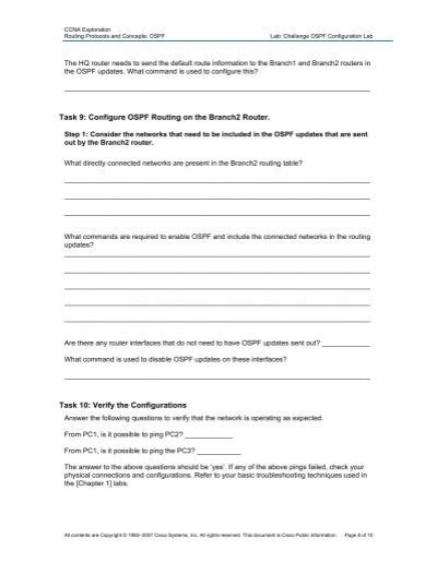 Ccna Exploration Routing