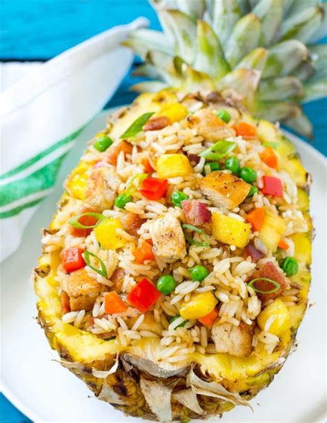 Voici Comment Préparer Un Riz Frit Aux Ananas Et Au Bacon Un Plat