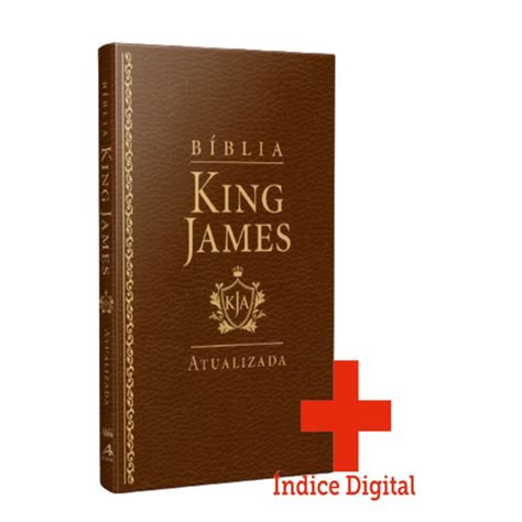 Bíblia King James Atualizada Slim kja Marrom Luxo Índice Submarino