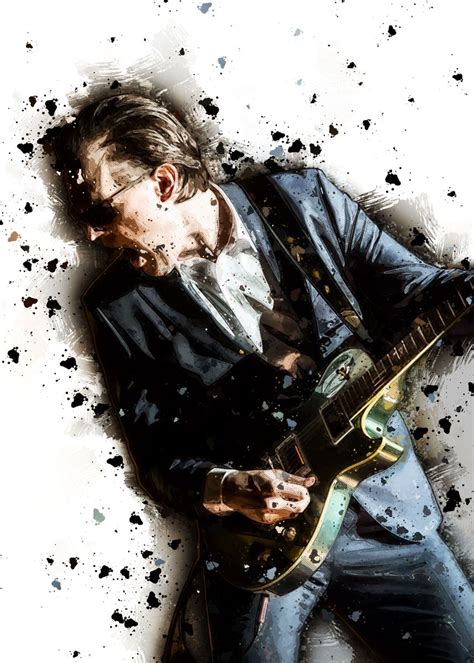 Joe Bonamassa Poster Picture Metal Print Paint By HD TEAM Displate