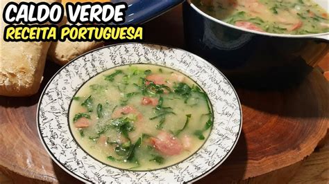 Como Fazer Caldo Verde Receita Original Portuguesa Novatos Na
