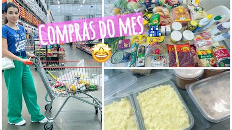 Vlog Compras Do Mes De Mercado Marmitas Congeladas Palomasoares