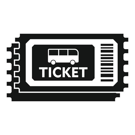 Validator Bus Ticket Icon Simple Style Vector Art At Vecteezy