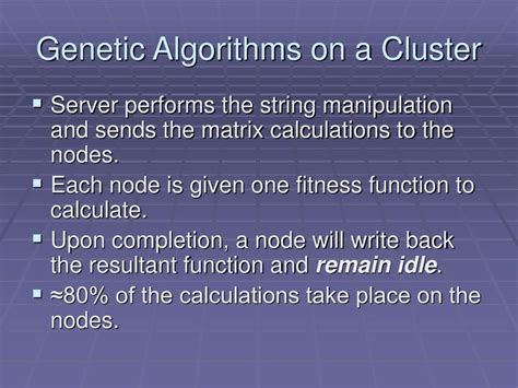 ppt cluster computing and genetic algorithms with clusterknoppix powerpoint presentation id