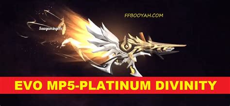Upcoming MP5 Platinum Divinity Evo Gun Skin In Free Fire MAX First