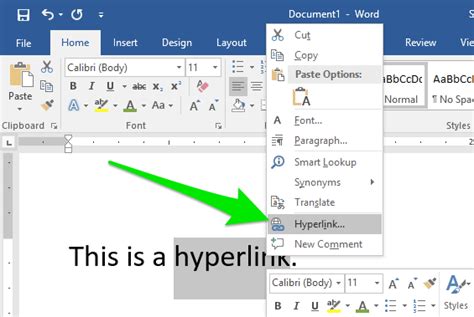 How To Insert Hyperlink In Microsoft Word Printable Online