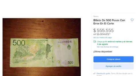 Pagan 555 555 Pesos Al Suertudo Que Es Propietario De Este Billete De