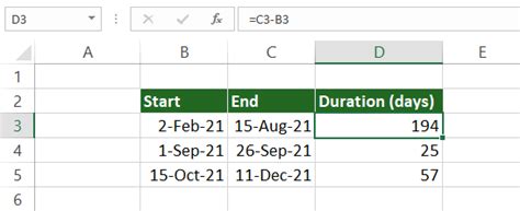 how to use subtraction formula in excel examples