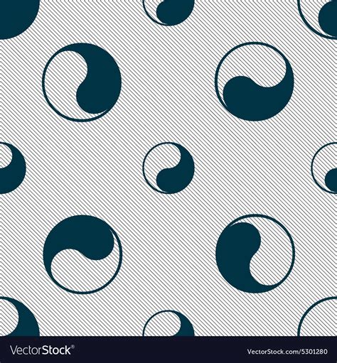Yin Yang Symbol Seamless Pattern Vector By Yganko Image