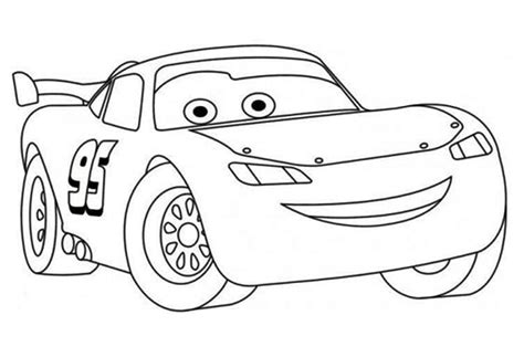 Coloriage Cars Flash Mcqueen télécharger et imprimer gratuit sur
