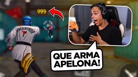 FREITAS TESTOU A ARMA MAIS ROUBADA DO FREE FIRE E SE IMPRESSIONOU