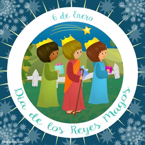 Día de los Reyes Magos 6 de enero tarjetas de El Santo del Día