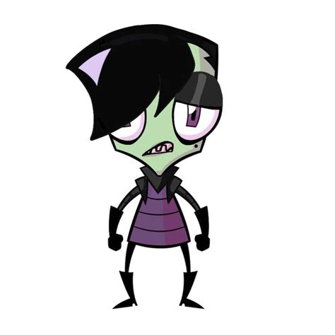 Emo Zim In Invader Zim Anime Canvas South Park