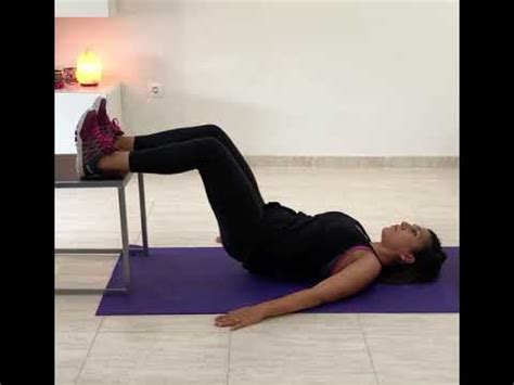 Elevación de caderas con apoyo en silla YouTube