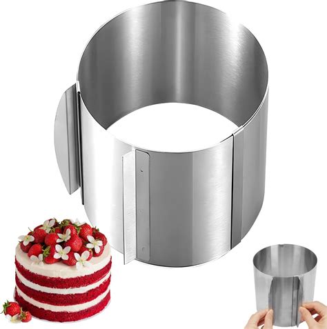 ZITFRI Cercle a Patisserie Reglable Cercle Gateau Extensible Ø 16 30cm