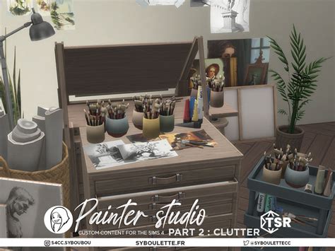 The Sims Resource Painter Studio Part Clutter