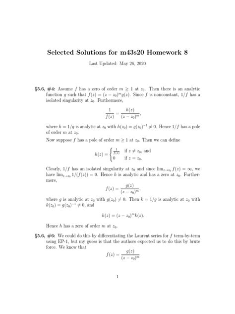 hw8 solns office pdf functions and mappings mathematical objects