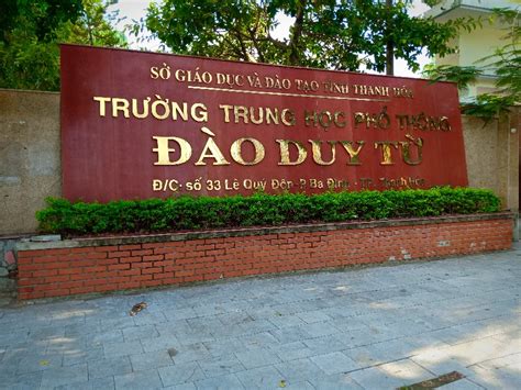 Trường THPT Đào Duy Từ Phường Ba Đình Thanh Hóa iWATER ĐẠI LÝ GIAO