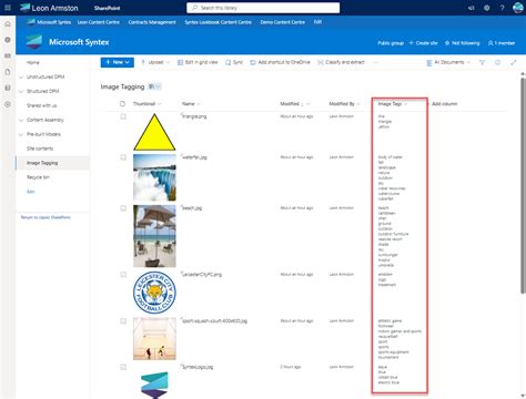Microsoft Syntex Image Tagging Leon Armston S Blog