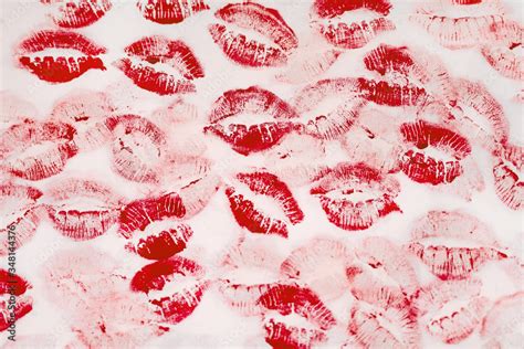 Red Lips Kiss Wallpaper