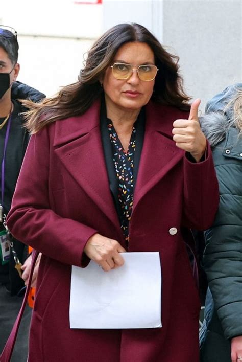 Mariska Hargitay On The Set Of Law And Order Special Victims Unit In