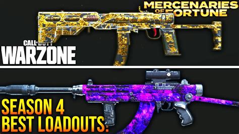 WARZONE Top 10 BEST LOADOUTS For Season 4 WARZONE Meta Setups YouTube