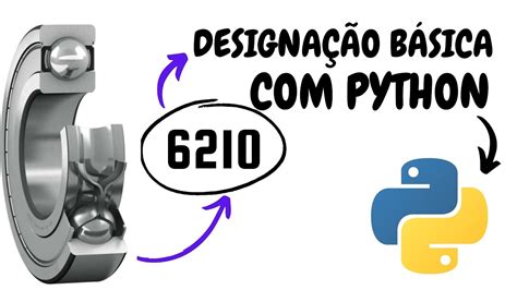 Aprenda Designação básica dos Rolamentos Python YouTube