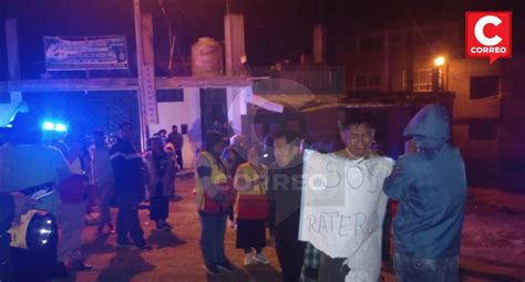 Vecinos retienen y golpean a presunto ladrón en Huancayo EDICION CORREO