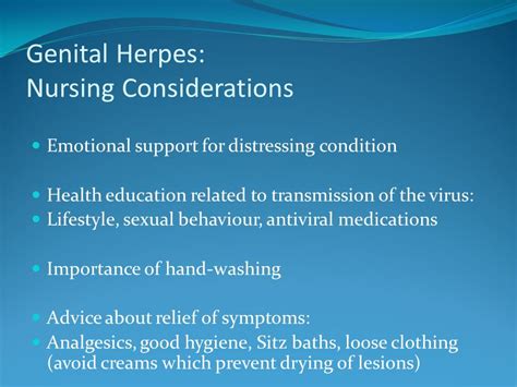 Nursing Considerations For Herpes Genital Management Ask The Nurse Expert