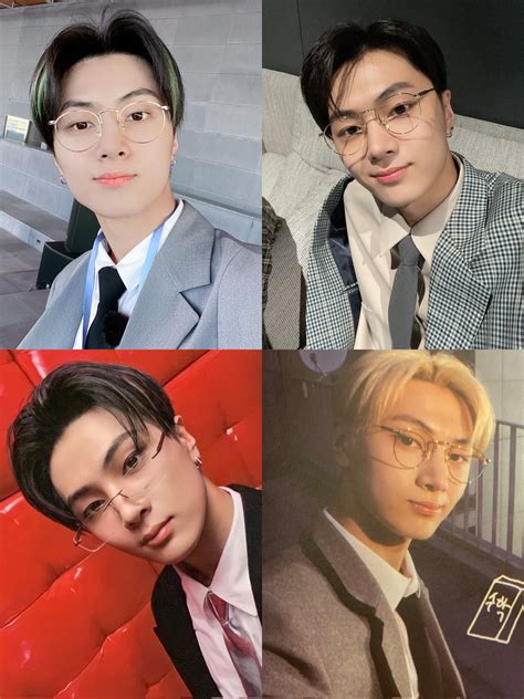 Jay Media On Twitter Enhypen Jay In Specs Selcas Https T Co