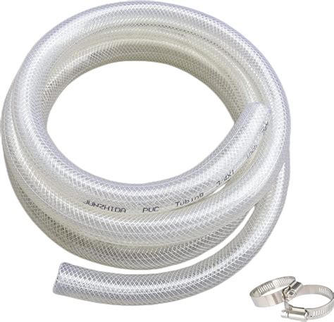 Amazon 3 4 ID X 1 OD 25 Ft High Pressure Braided Clear PVC