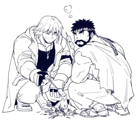 Ryu And Ken Masters Street Fighter And More Drawn By Yuiofire