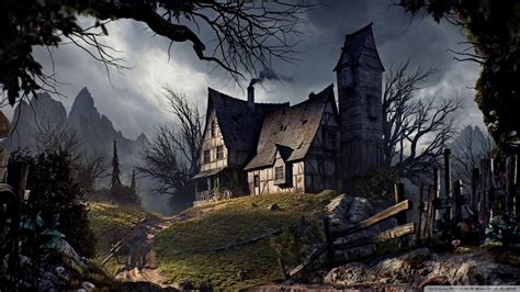 Haunted Village Halloween Ambience 3 Hours Of Relaxing Spooky And