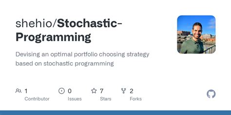 github shehio stochastic programming devising an optimal portfolio choosing strategy based on