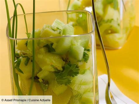 Recette Salade de pommes de terre au concombre Ingrédients 4