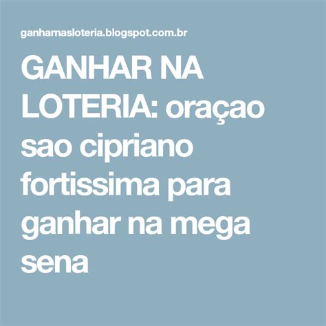 oraçao sao cipriano fortissima para ganhar na mega sena imagens