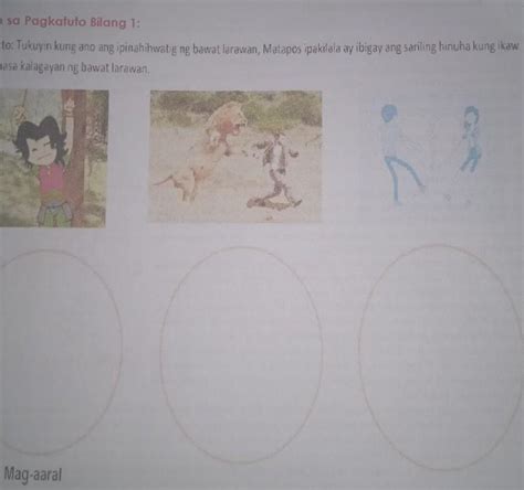 Gawain Sa Pagkatuto Bilang Panuto Tukuyin Kung Ano Ang Ipinahiwatig