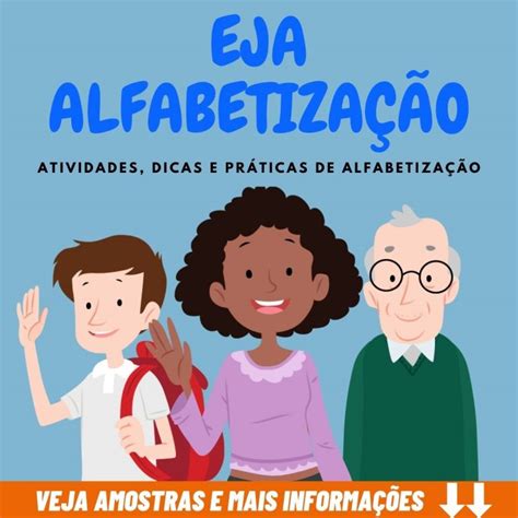 MATERIAL DE DIVULGACÃO KIT EJA ALFABETIZAÇÃO Afiliados Só Escola