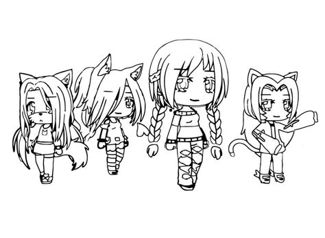 Coloriage Gacha Life Dessin Gratuit Imprimer