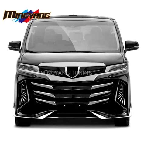 Century Hawk Black Facelifts Front Bumper Body Kit For Toyota Alphard