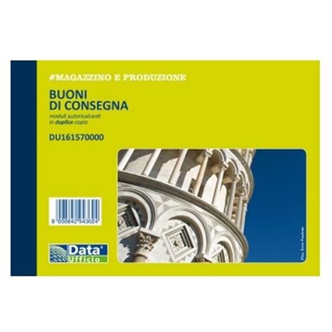 Blocco Buoni Consegna Data Ufficio A X Cm Conf