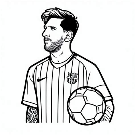 25 Lionel Messi Ausmalbilder Kostenlos Zum Ausdrucken PDF