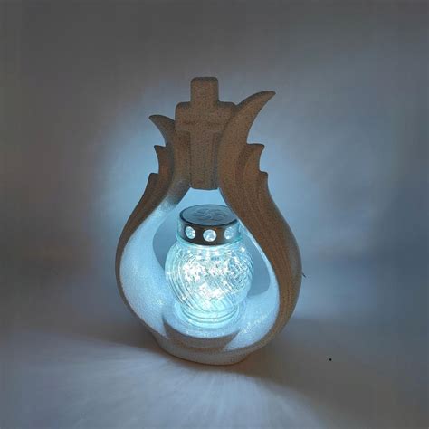Lampion Ceramiczny Bia Y Z Miejscem Na Wk Ad Do Zniczy Cm Erli Pl