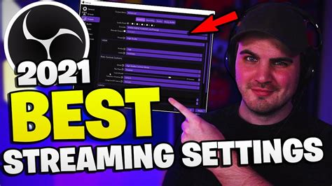 BEST OBS Streaming Settings 2021 High Quality 1080p 60fps No Lag