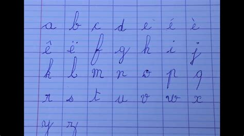Apprendre à lire lettres alphabet français et écrire YouTube