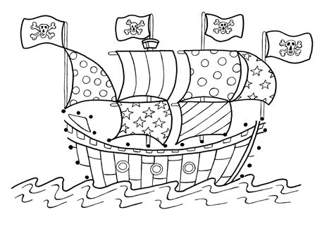 Coloriage Navire et Bateau à imprimer sur ColoriageEnfant